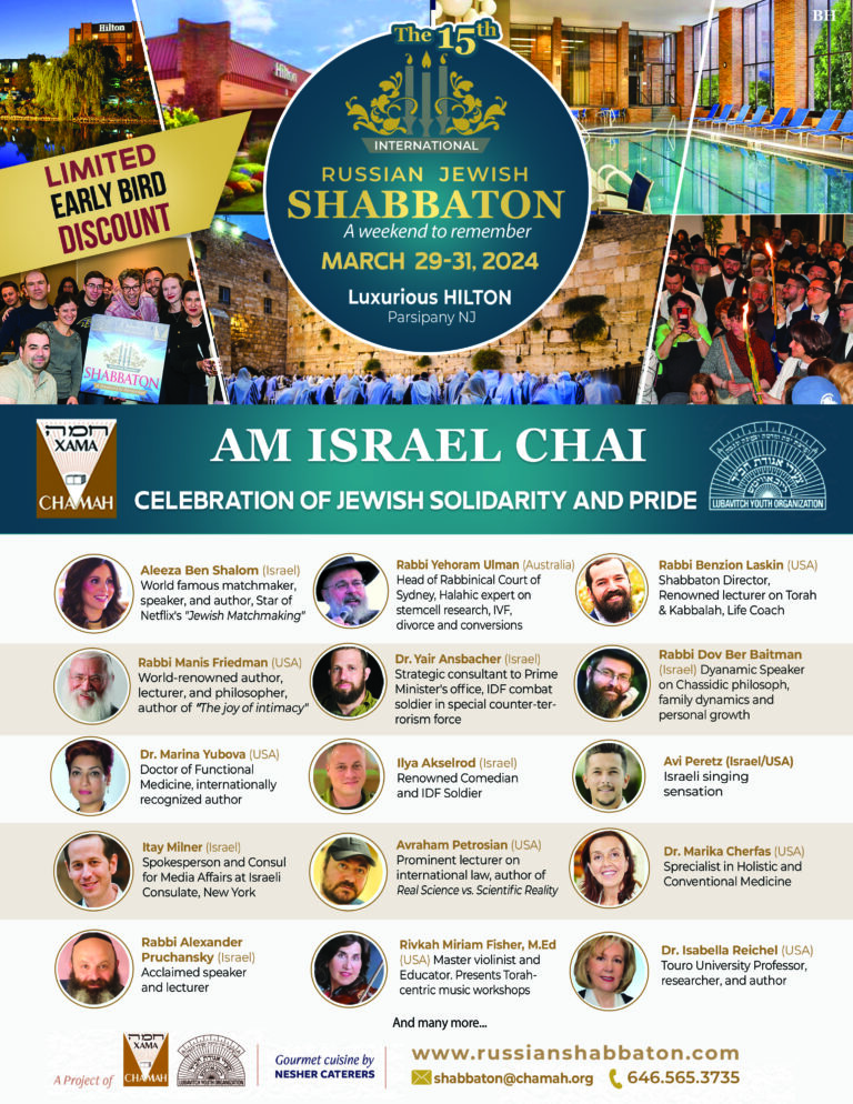 Welcome - International Shabbaton